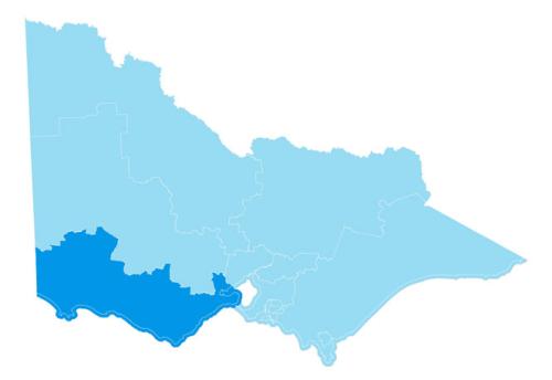 Maps of emergency management regions | Emergency Management Victoria