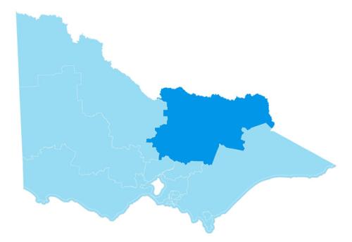 Maps of emergency management regions | Emergency Management Victoria
