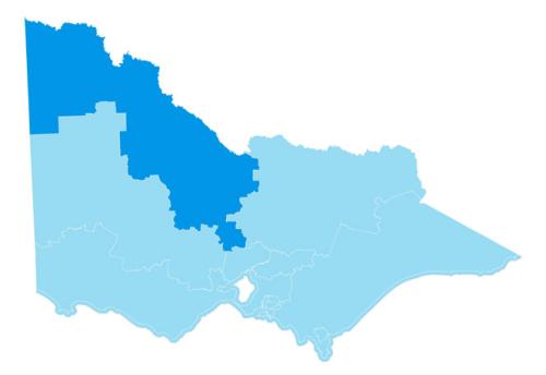 Maps of emergency management regions | Emergency Management Victoria